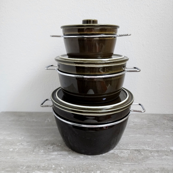 Vintage | Kitchen | Mid Century Modern Casserole Set Norway 964 | Poshmark